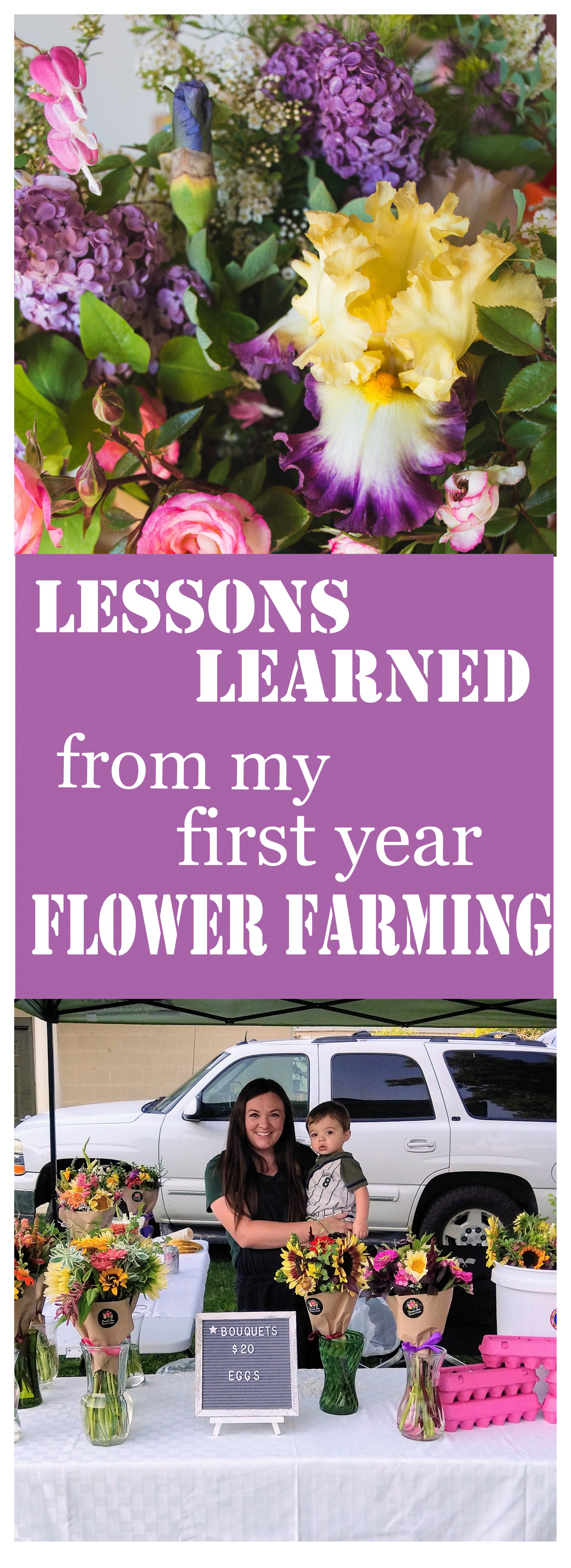 Lessons Learned From My First Year Flower Farming - I Dream of Acres